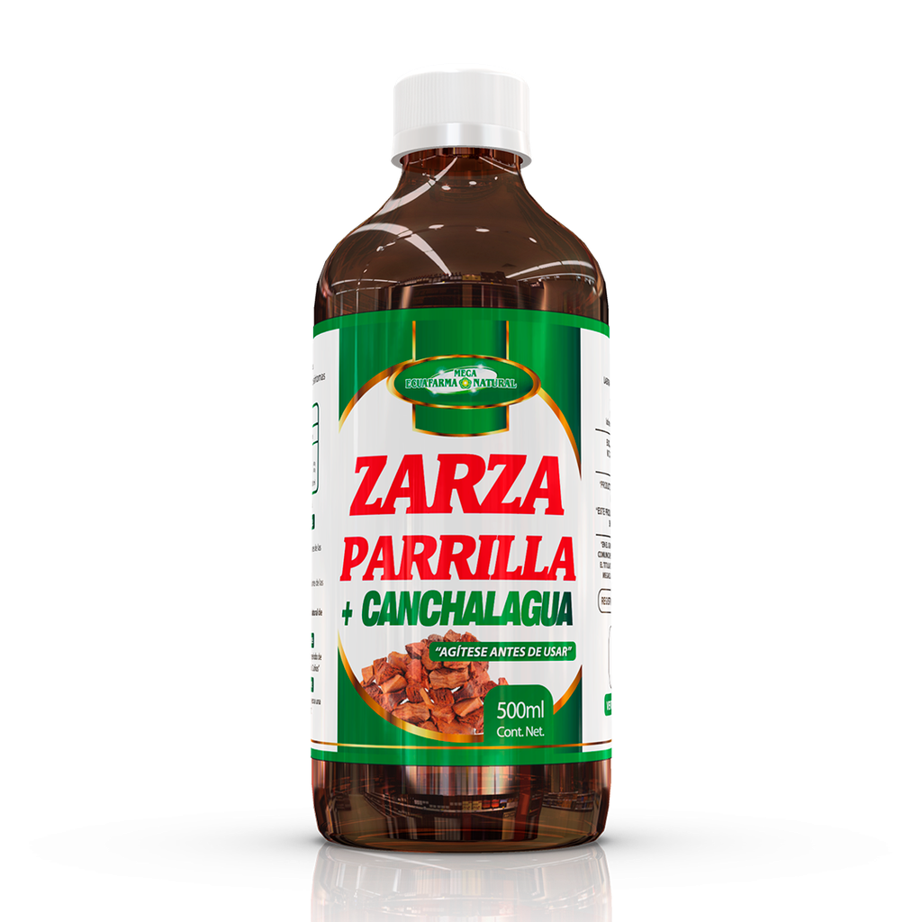 ZARZA PARRILLA + CANCHALAGUA SOLUCIÓN ORAL 500 ML MEGAECUAFARMA NATURAL | El Arbolito